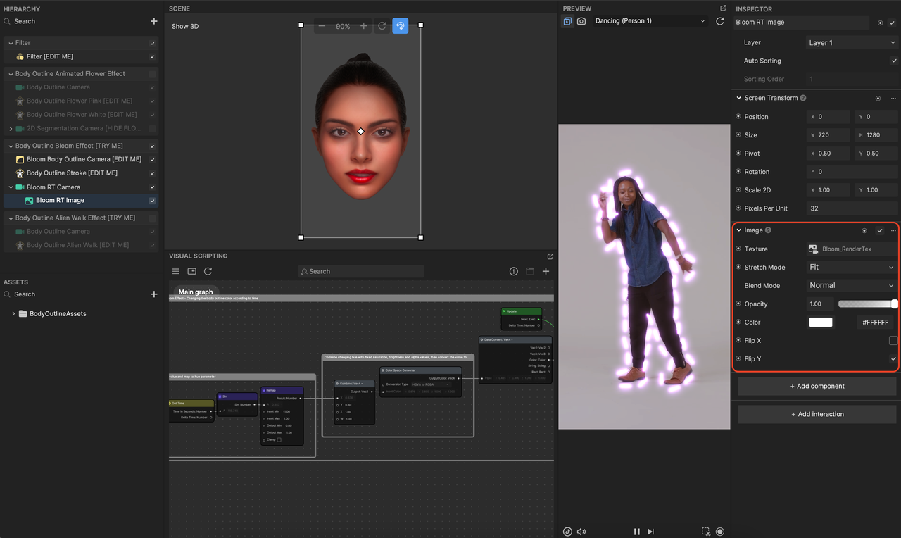 Body Outline | Learn | TikTok Effect House