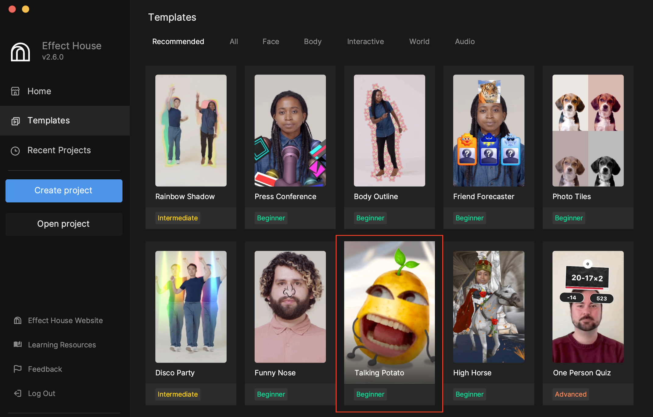 Talking Potato | Learn | TikTok Effect House
