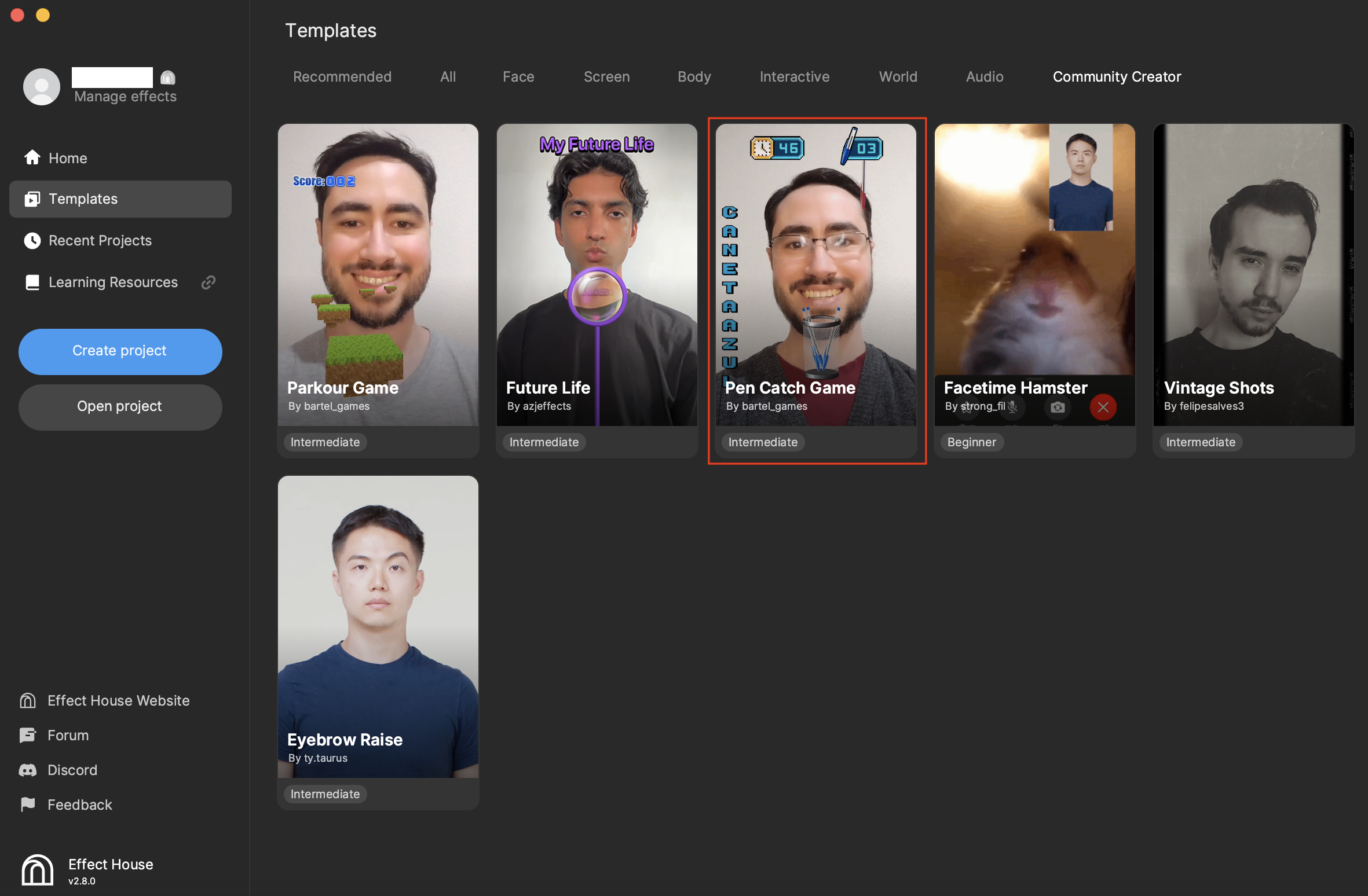 Pen Catch Game | Learn | TikTok Effect House